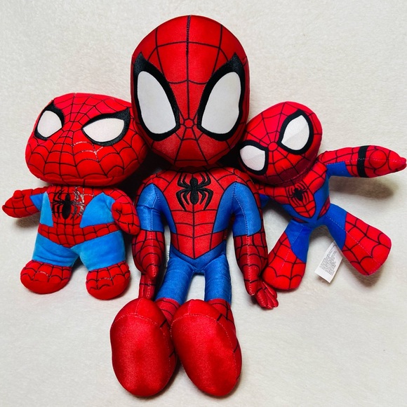 Marvel | Toys | Marvel Spiderman Plush Toy Lot Spiderman Amazing ...